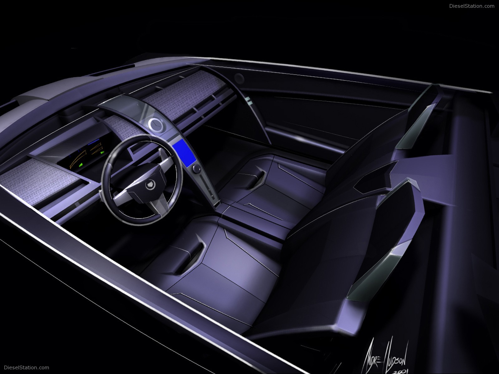 Cadillac Cien Concept Exotic Car Wallpapers #002 of 57 : Diesel Station